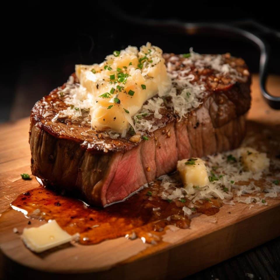 Parmesan Garlic Steak