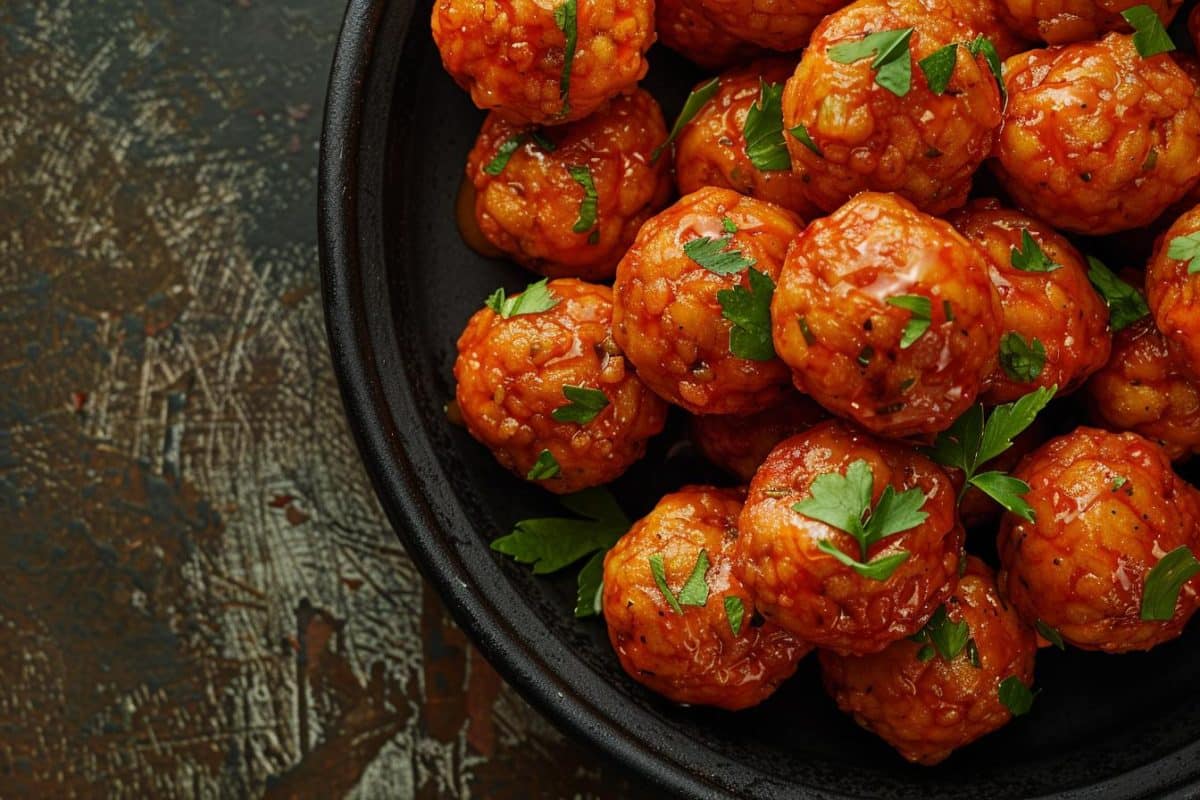 Smoked Buffalo Chicken Balls