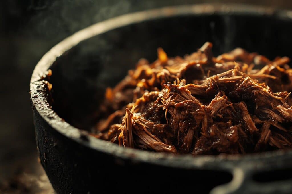Dutch Oven Pulled Pork Recipe | Easy BBQ Pork in Dutch Oven